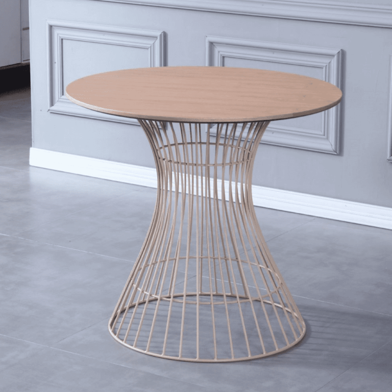 Neo Hourglass Round Dining Table With Fawn Leg – Mmilo Modern Furniture Ltd